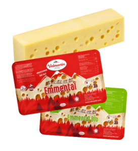 Emmental râpé, tranchette, bloc - Valmartin